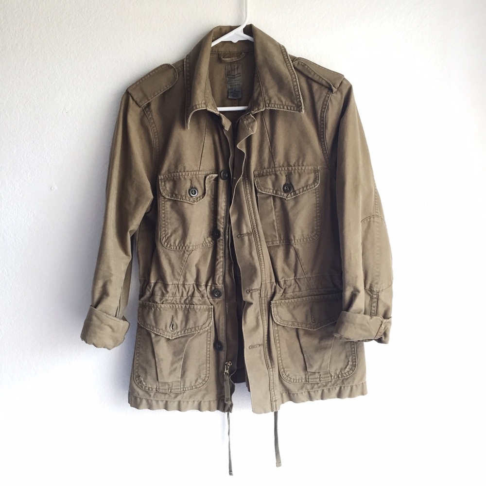 Utility / Safari Military-Inspired Jacket - Gem